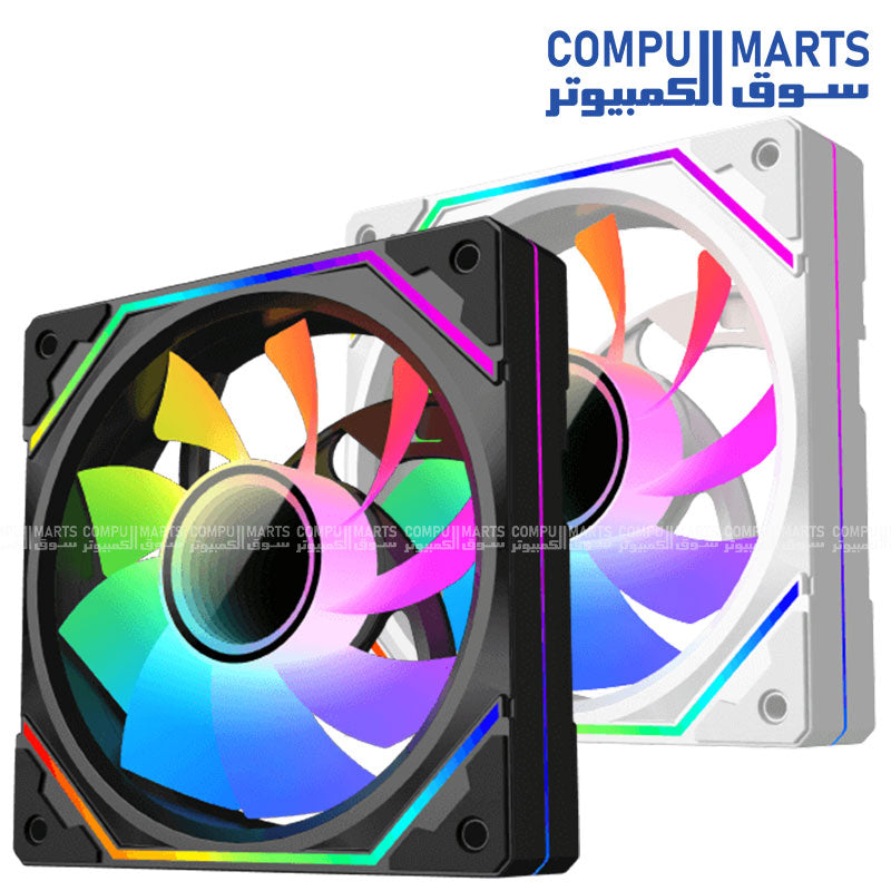 مروحة XIGMATEK Infinity Pro 3 ذات إضاءة ARGB عكسية – Compumarts Egypt