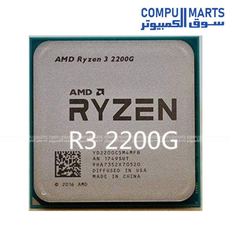 AMD Ryzen 3 2200G CPU – Egypt – Compumarts Egypt