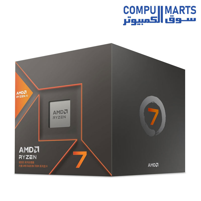 AMD Ryzen 7 8700G 8-Core, 16-Thread Desktop Processor – Compumarts - سوق الكمبيوتر