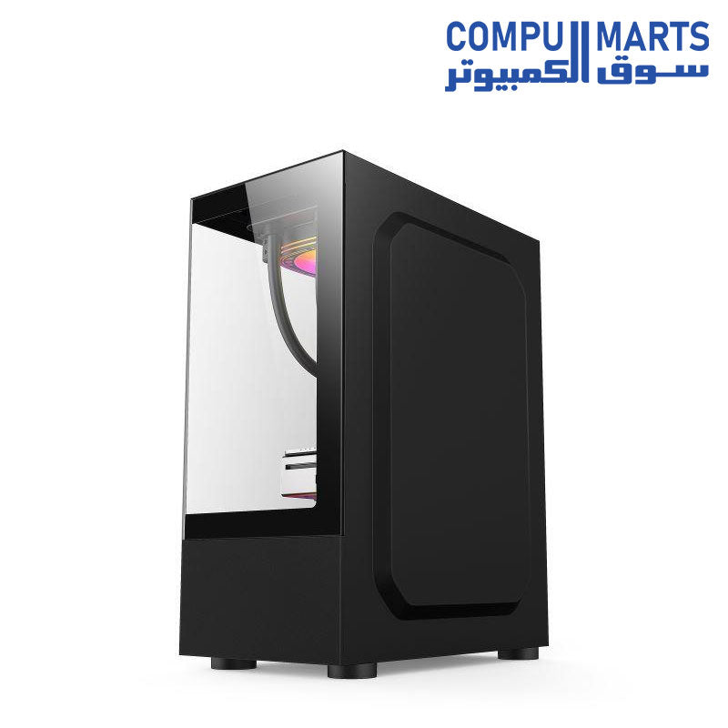 ARKTEK AK-33-Black Case 3xFans Prism ARGB + PSU 600W EU – Compumarts Egypt