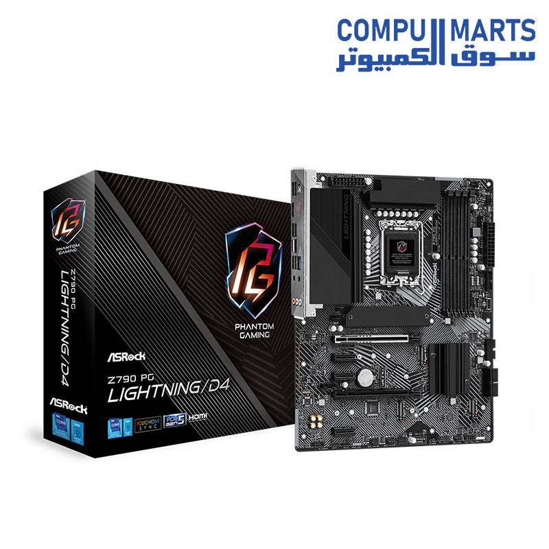 ASRock Z790 PG Lightning D4 Motherboard – Compumarts Egypt