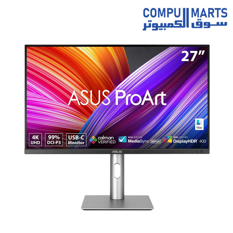 ASUS ProArt Display 27” 4K HDR Professional Monitor (PA279CRV) - IPS, – Compumarts Egypt