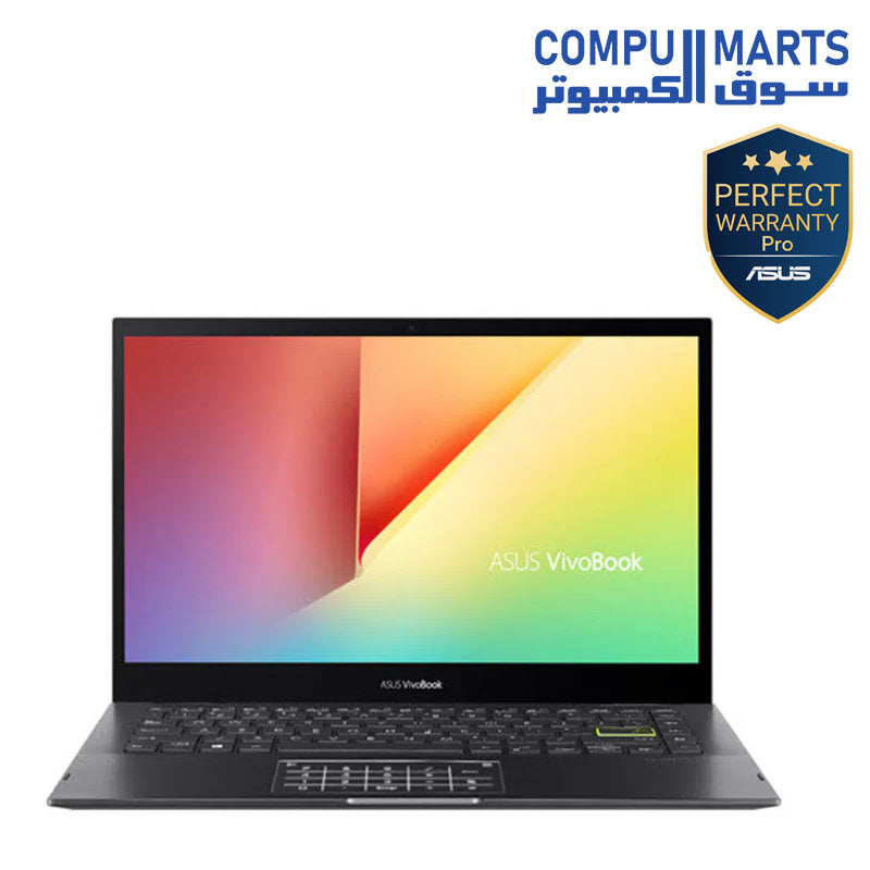 ASUS VIVOBOOK TP470EA EC007W I7-1165G7 8GB RAM 512GB SSD INTEL IRIS Xe ...