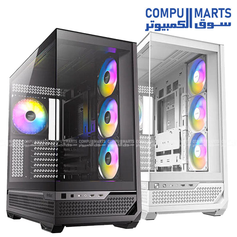 Antec C7 ARGB، دعم وحدة معالجة الرسومات RTX 40، 4 مراوح ARGB PWM مقاس ...