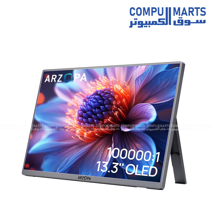 Arzopa A3C PRO 13.3″ OLED 1080P Portable Monitor – USB-C FHD Screen ...