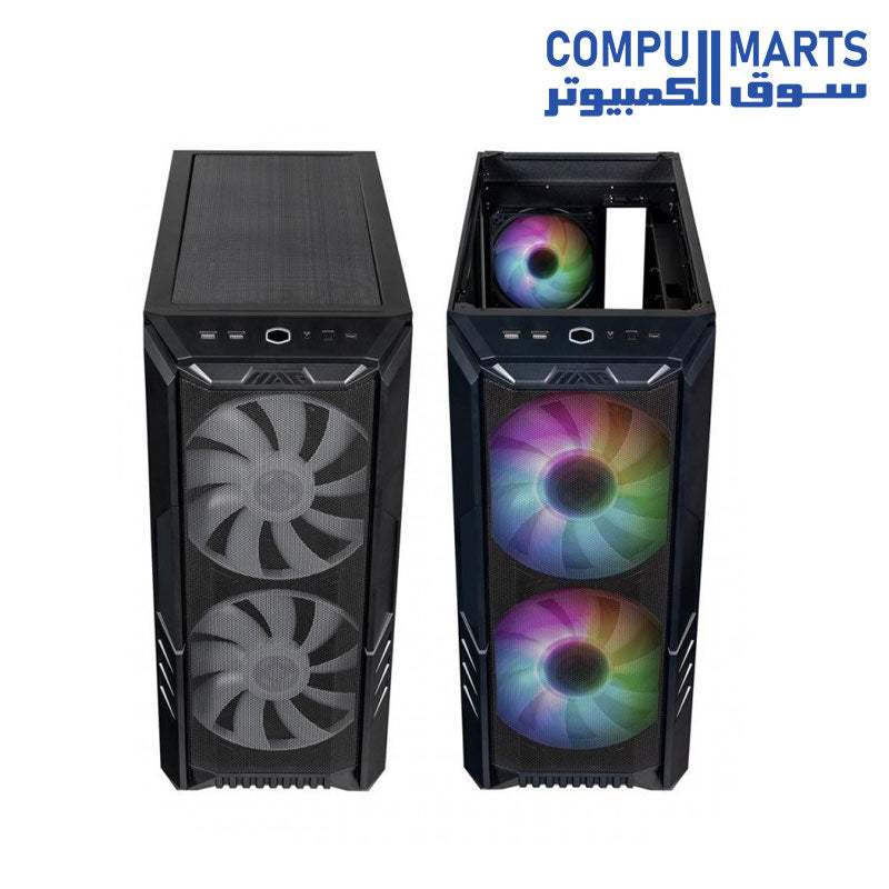 Cooler Master HAF 500 ARGB Mid-Tower Case – Compumarts Egypt