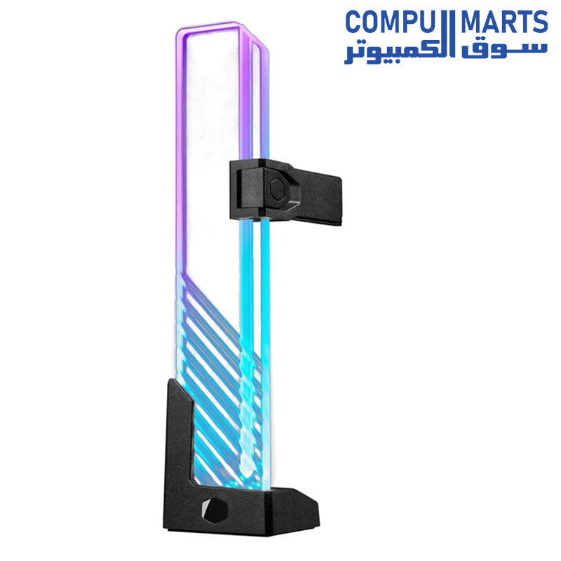 Cooler Master MasterAccessory ARGB GPU Support Bracket, Edge-Lit ARGB ...