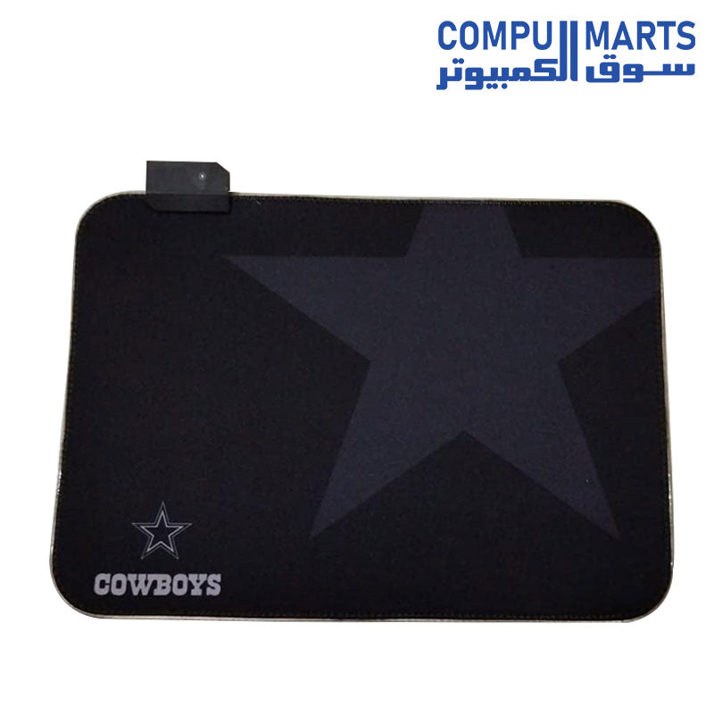 Cowboy RGB Gaming Mouse Pad WT-5 – M Size – Anti Slip Rubber Base – Sp ...