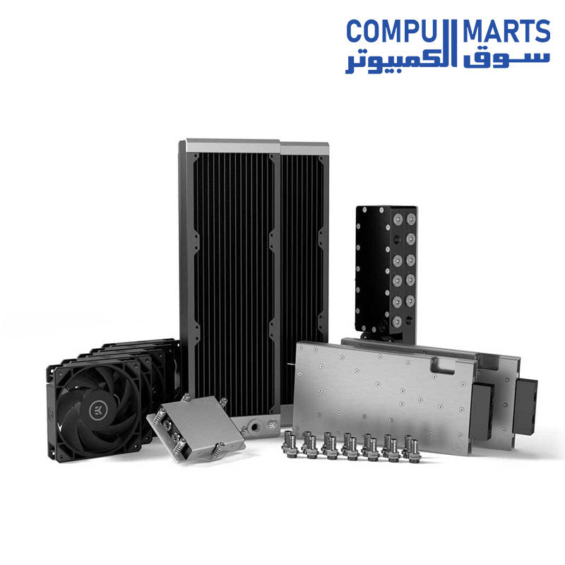 EK Pro QDC Kit 2xP360 1xSP5 2×6000 Ada Custom Cooling Kit – Compumarts ...