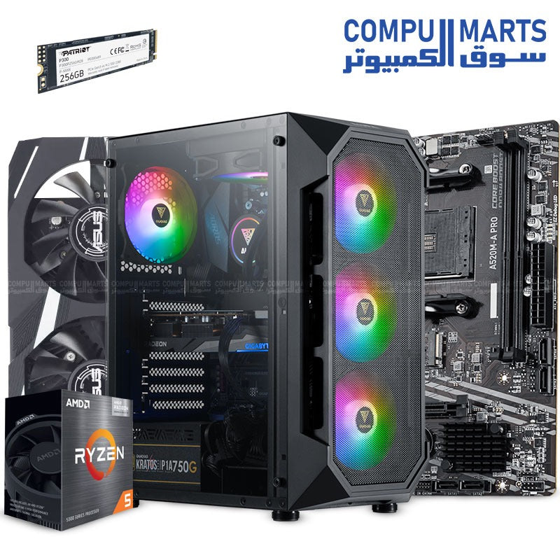 EPIC BUNDLE RTX 3050 -AMD Ryzen 5 5500 | 16GB DDR4 3200MHz | 256GB NVM – Compumarts Egypt