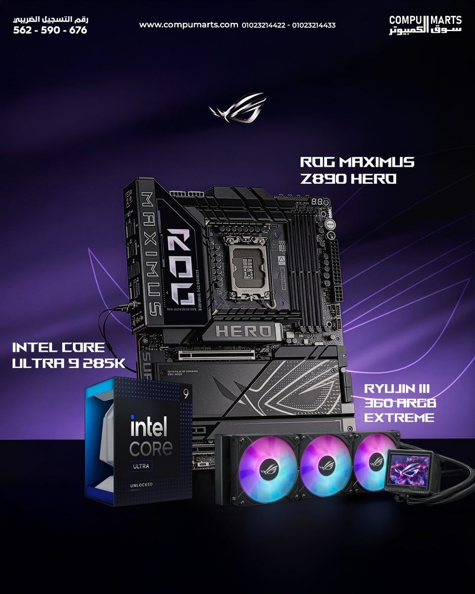 POWERED BY ASUS – ROG HERO ULTRA – Intel Core Ultra 9 285K + ROG Maxim ...