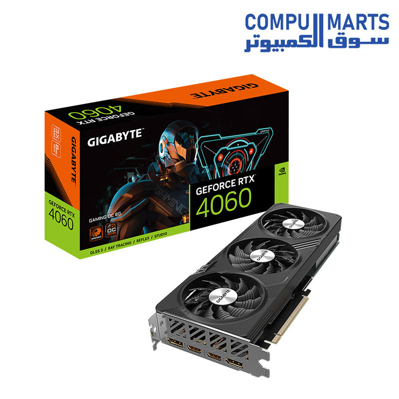 GIGABYTE GeForce RTX 4060 GAMING OC 8G GRAPHIC CARD – Compumarts Egypt