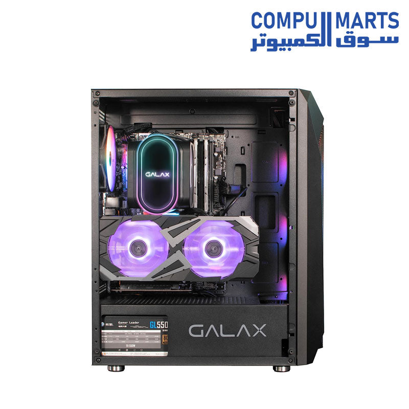 GALAX PC Case (REV-05) ATX, M-ATX, ITX – Compumarts Egypt