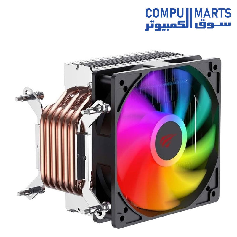 HAVIT Gamenote F2005 120mm RGB CPU Fan Copper Tube Intel LGA1700 ...