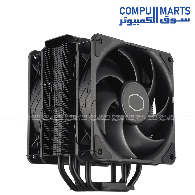 Cooler Master Hyper 212 Black X Duo CPU Air Cooler with Dual 120mm Fans ...