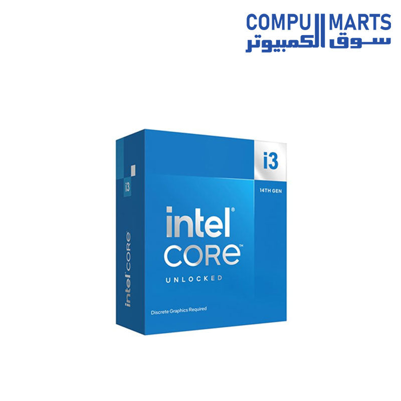 Intel Core I3-14100F processor 14100F – Compumarts Egypt