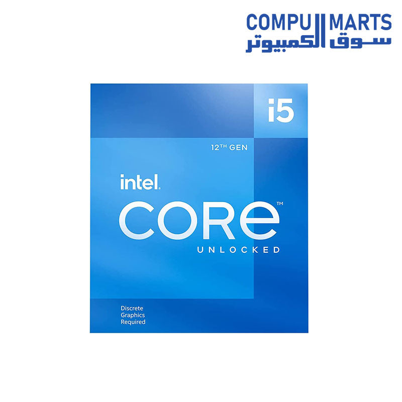 Intel Core I5 12600kf Desktop Processor 10 6p 4e Cores Up To 4 9 Ghz Compumarts Egypt