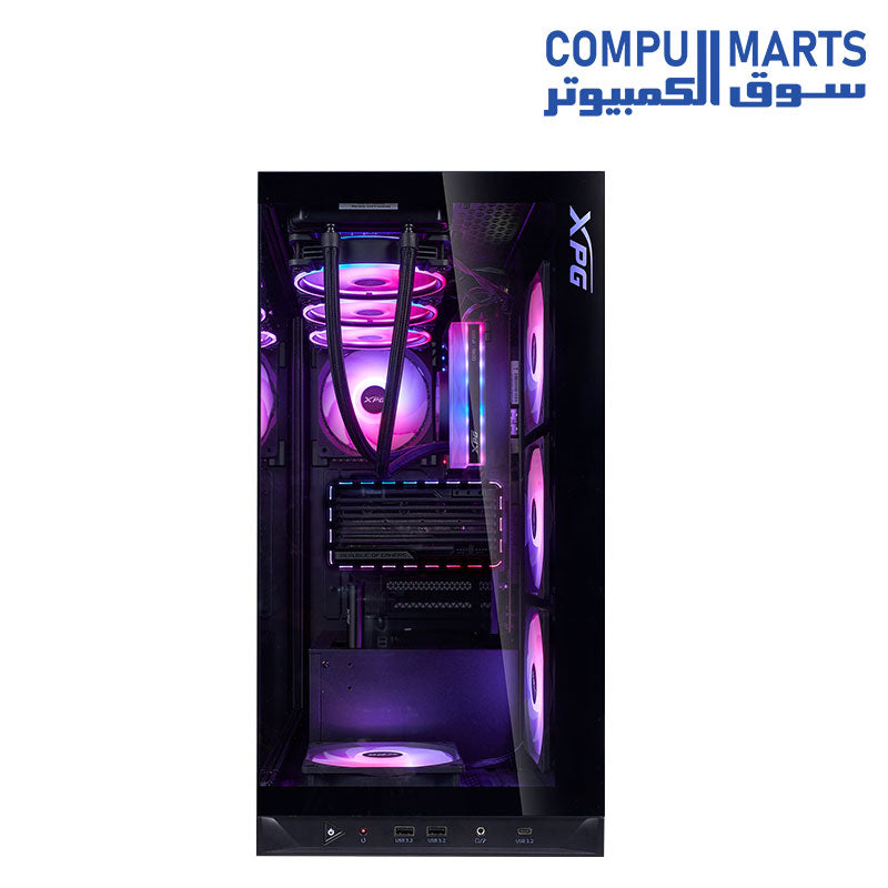 XPG Invader X BTF Mid-Tower Brushed Aluminum PC Case – Compumarts Egypt