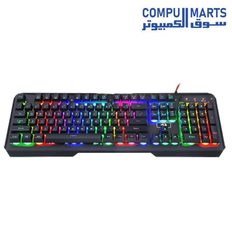 Redragon K506 Centaur 7-Color Rainbow Backlit Full-Size Gaming Keyboar – Compumarts - سوق الكمبيوتر