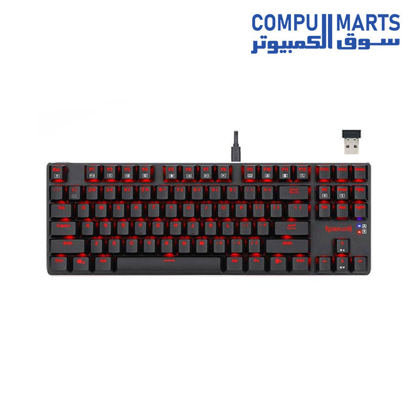 Redragon K590 Wired Wireless Mechanical Gaming Keyboard RED LED Backli – Compumarts Egypt
