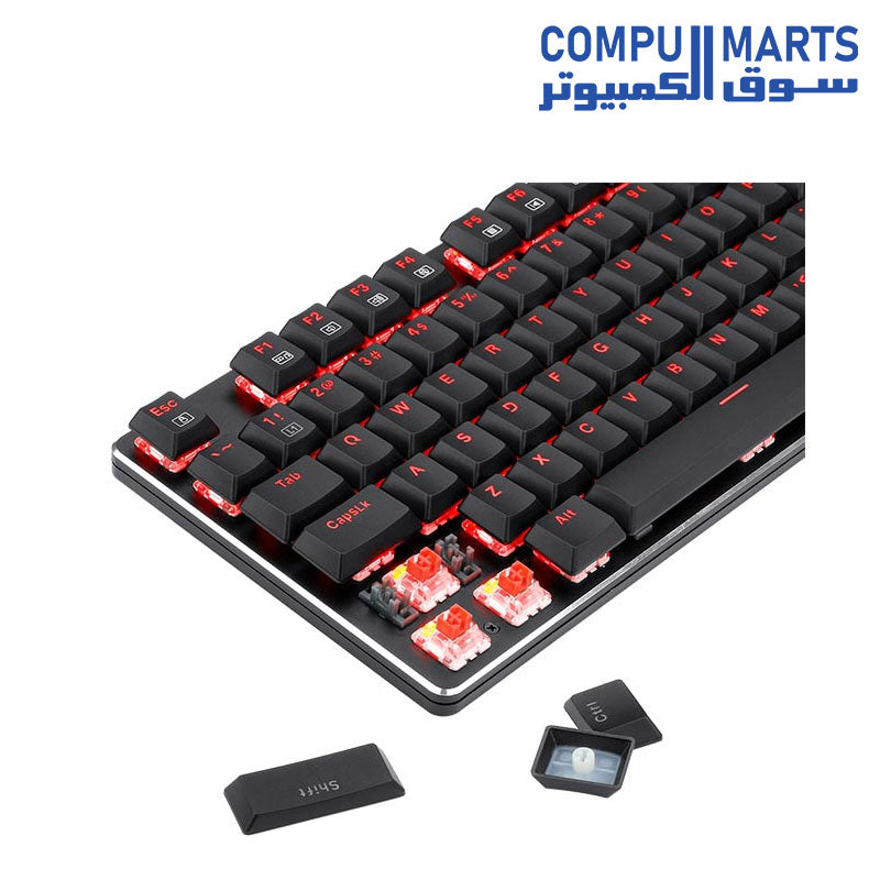 Redragon K590 Wired Wireless Mechanical Gaming Keyboard RED LED Backli – Compumarts Egypt