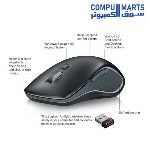 Logitech M560 Wireless Mouse – Compumarts - سوق الكمبيوتر