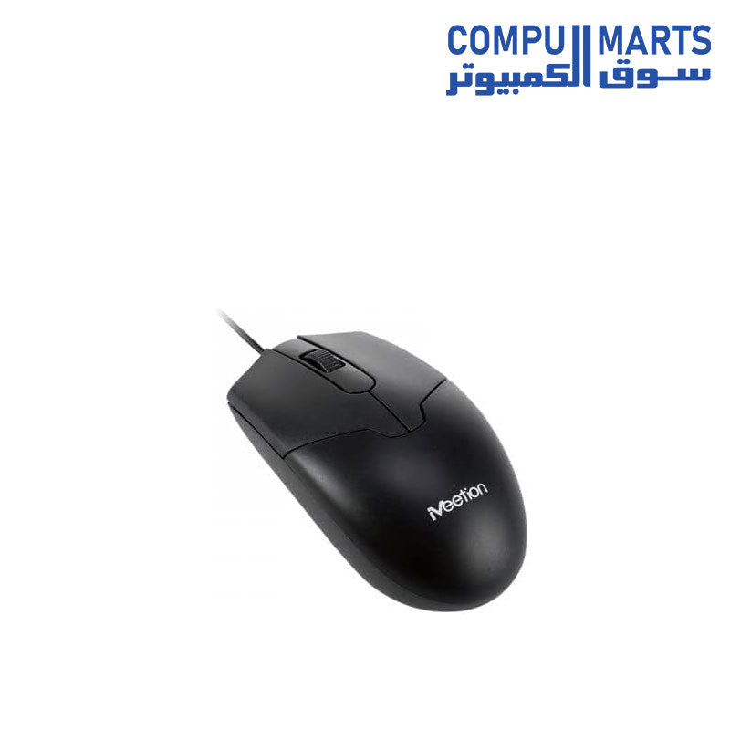 MEETION MT-M360 USB Wired Mouse Black with High Precision, Smooth Anti ...