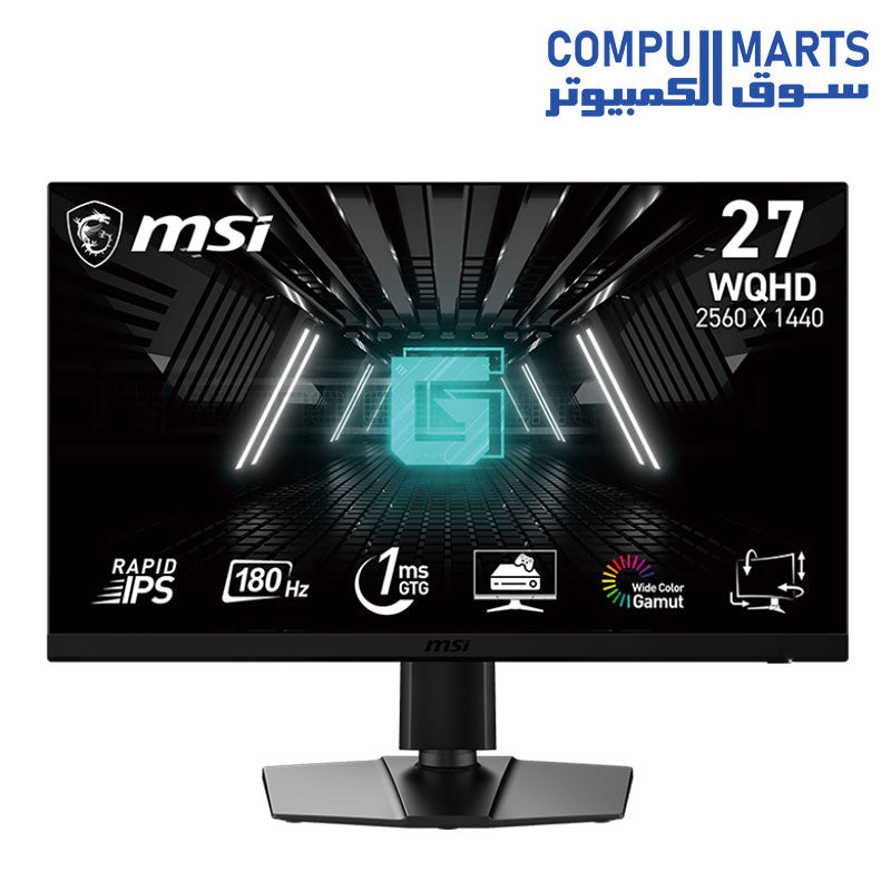 MSI G272QPF E2 27-inch 2560 x 1440 (WQHD) Computer Monitor, 180Hz, Ada ...