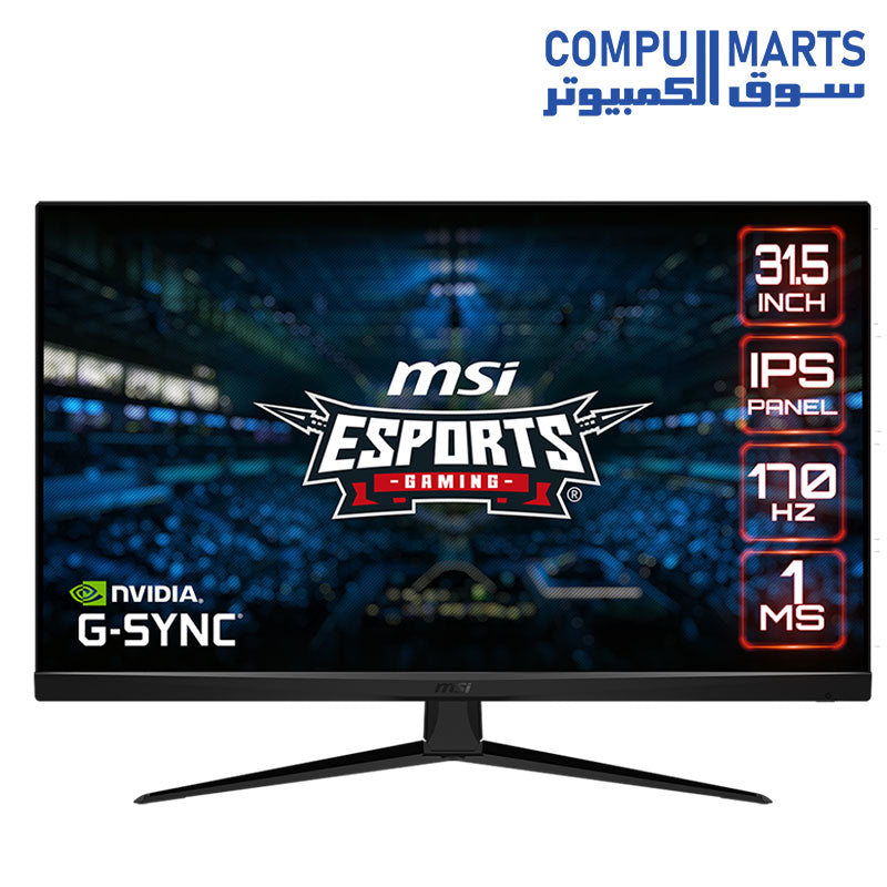 MSI G321Q 2K IPS Gaming Monitor - 32 Inch, 16:9 WQHD (2560 x 1440), IP ...