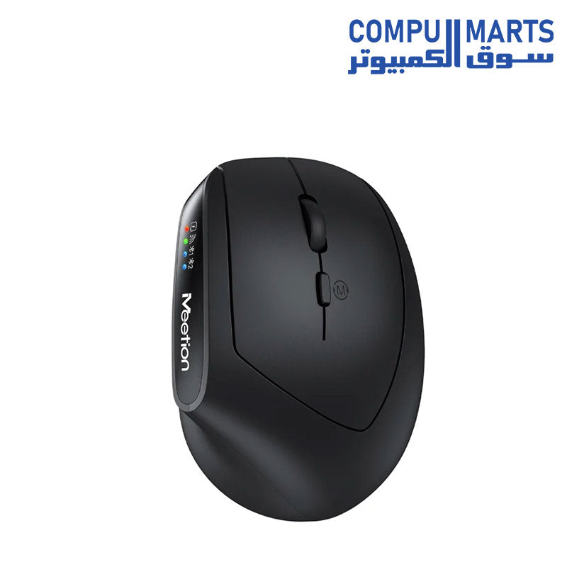 Meetion BTM008 Wireless And Bluetooth Ergonomic Mouse – Compumarts Egypt