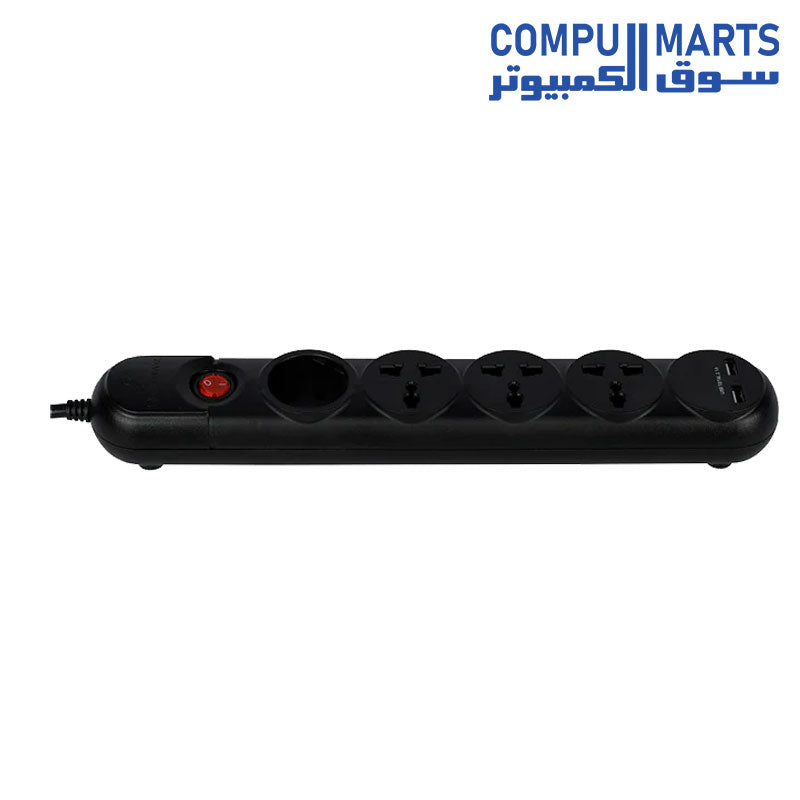 MULTI-PLUG POWER HUB SYSTEMMAX 2M - SMPG.4P2U – Compumarts Egypt