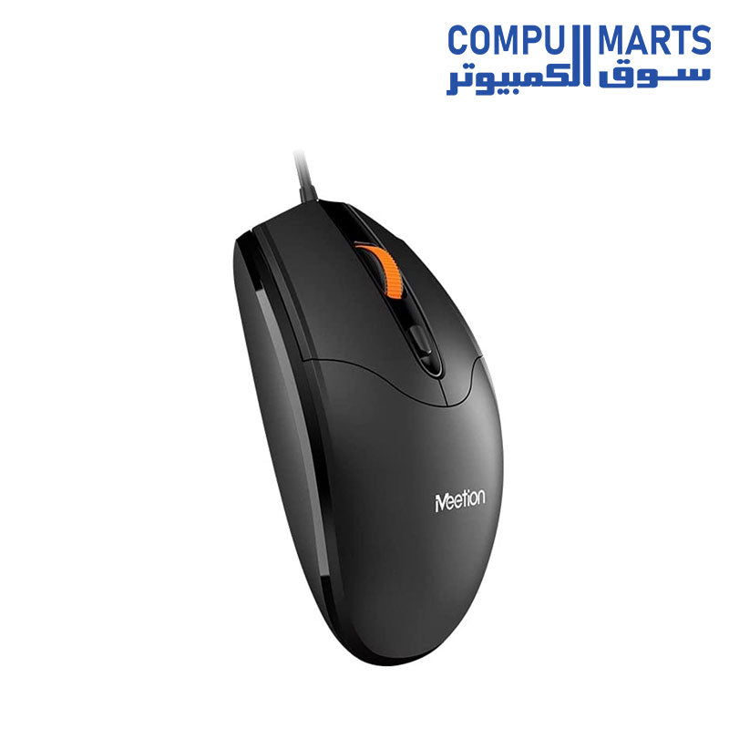 Meetion MT-M362 USB Wired Optical Computer Mouse -Black – Compumarts Egypt