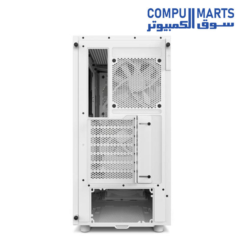 NZXT H5 Flow RGB ATX Mid-Tower Gaming Case - High Airflow, Tempered Gl ...