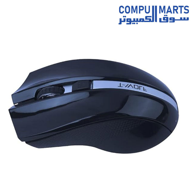 MOUSE T- WOLF Q5 WIRELESS / 10 M / 2.4 Hz / 1800 DPI/GAMING/SILENT CLI ...