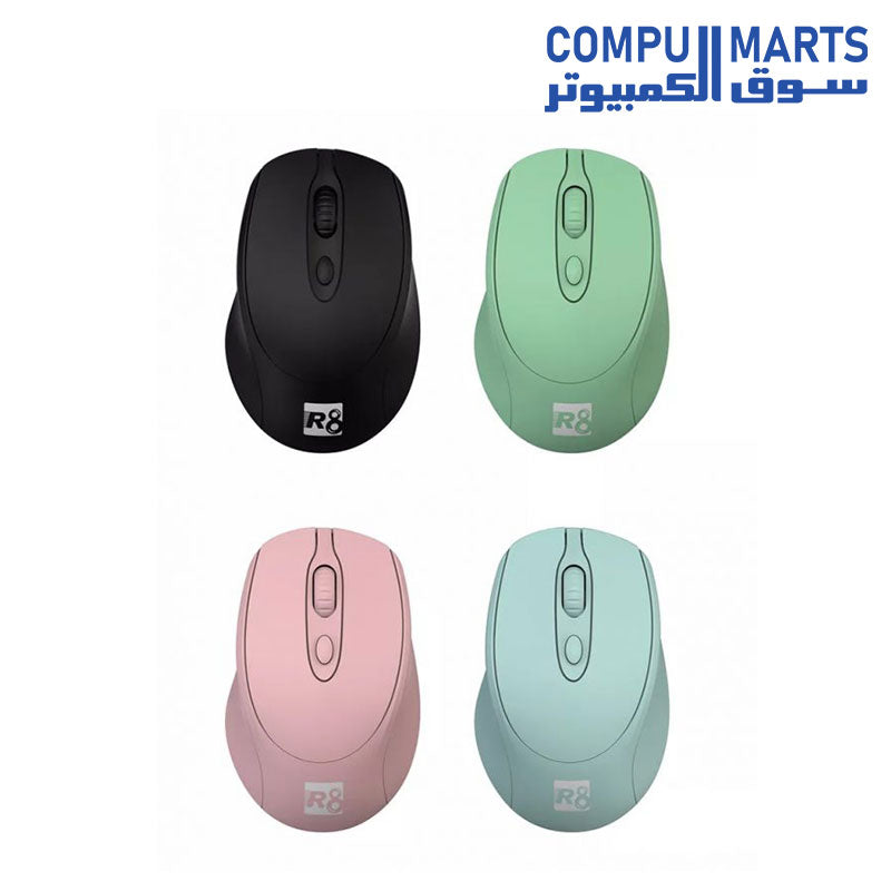 Mouse R8 M1713 wireless / 10 M / 2.4 Hz / 1600 Dpi / / Mix color ...
