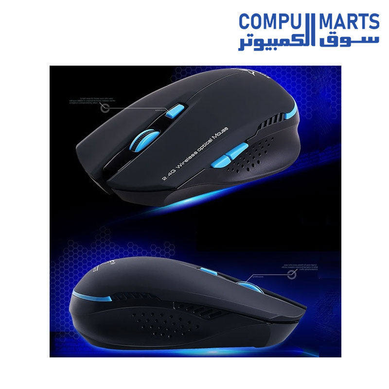 MOUSE RUYINIAO MODEL: RM 500 WIRELESS / 10 M / 1600 dPI – Compumarts ...