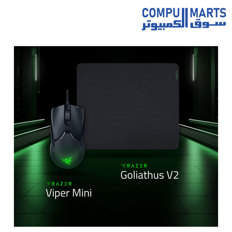 Razer Viper Mini Ultralight Gaming Mouse + Razer Gigantus V2 – Soft Ga ...
