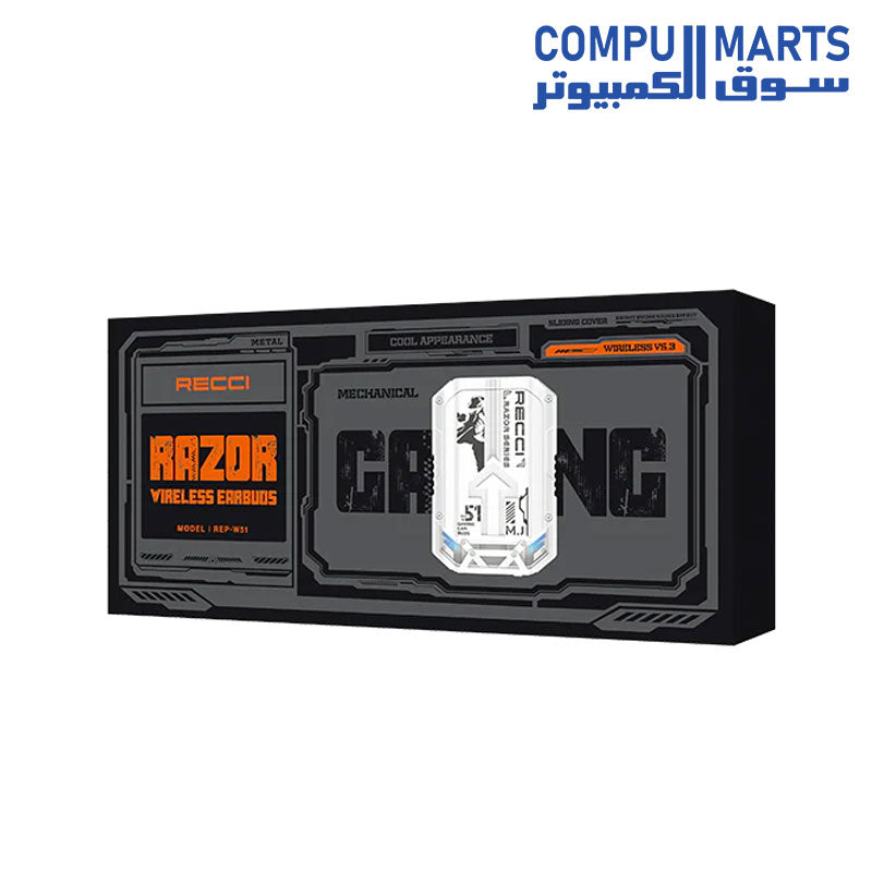 Recci REP-W51 RAZOR Earphones – Compumarts Egypt