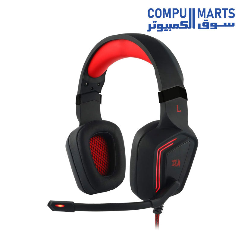 Redragon H310 MUSES Wired Gaming Headset, 7.1 Surround-Sound Pro-Gamer ...