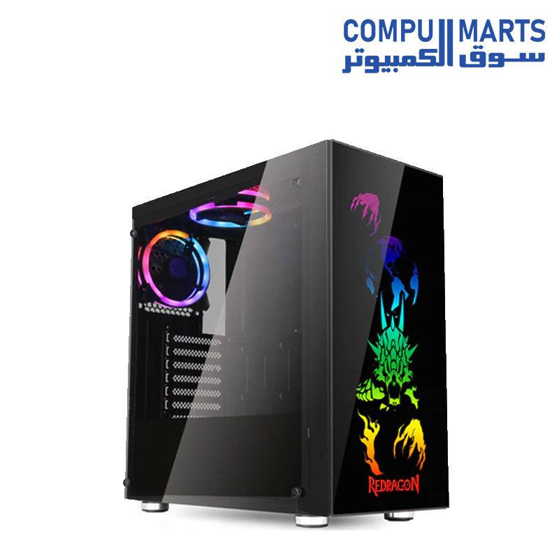 Redragon Steeljaw GC-608 GAMING CASE – Compumarts - سوق الكمبيوتر