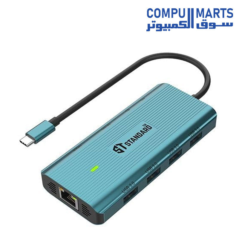 ST-Standard Docking Station ST-UC962 (10 In 1) – Compumarts Egypt