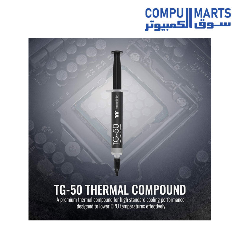 Thermaltake TG-50 High Performance CPU/GPU Heatsink Thermal Compound ...