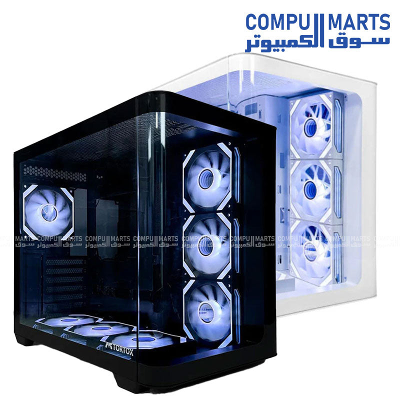 Tortox Curvo Gaming PC Case ATX/M-ATX/ITX in Egypt | Compumarts ...