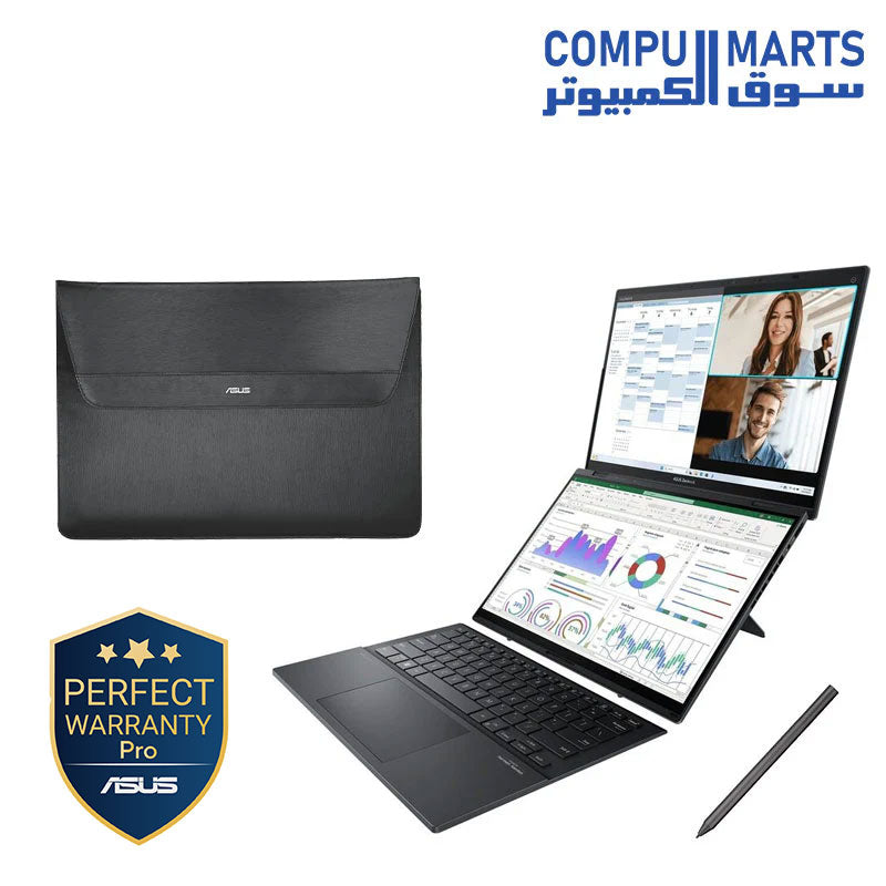 Asus Zenbook DUO UX8406CA-PZ062W Laptop, Intel Core Ultra 7 255H, 1TB ...