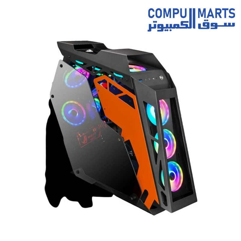 WJ CoolMan Star Plus Special Edition 8 Fans ARGB Gaming Case ...