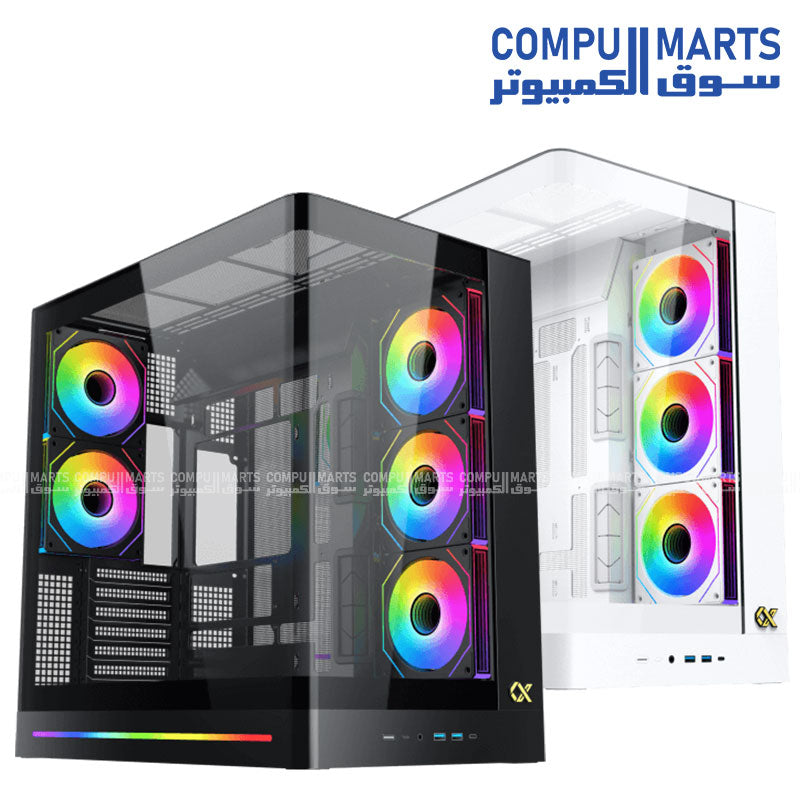 Xigmatek Pano II Air Mid Tower Gaming Case in Egypt | Vertical GPU ...