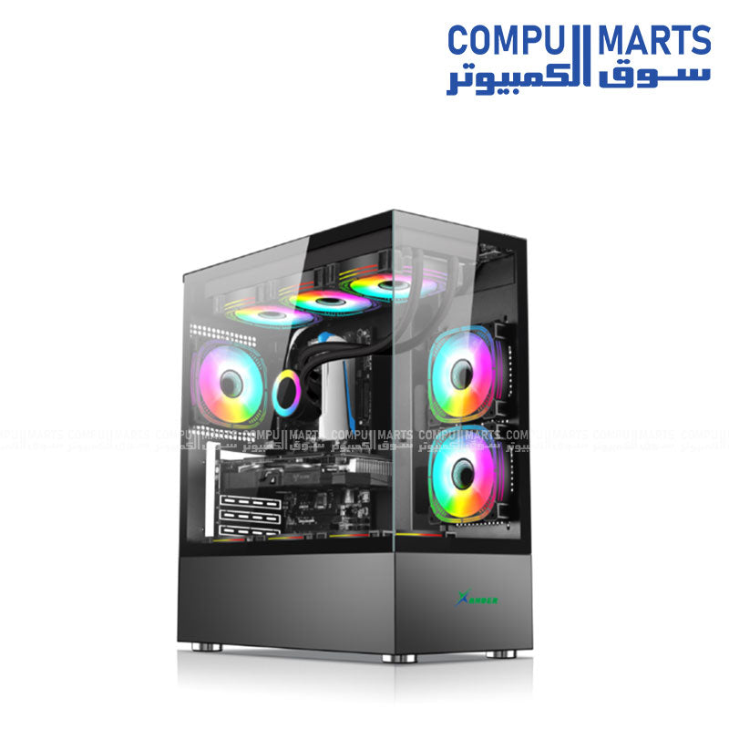 Xander Jupiter 6 ARGB Mid Tower Case with 850W PSU – Compumarts Egypt