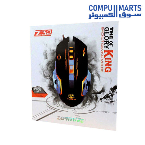 Zornwee Z32 Backlit Gaming Wired Mouse – Compumarts - سوق الكمبيوتر