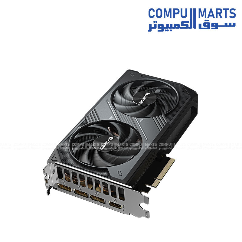 بطاقة رسومات GIGABYTE GeForce RTX 5060 WINDFORCE سعة 8 جيجابايت GDDR7 ...