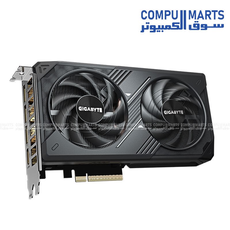بطاقة رسومات GIGABYTE GeForce RTX 5060 WINDFORCE سعة 8 جيجابايت GDDR7 ...